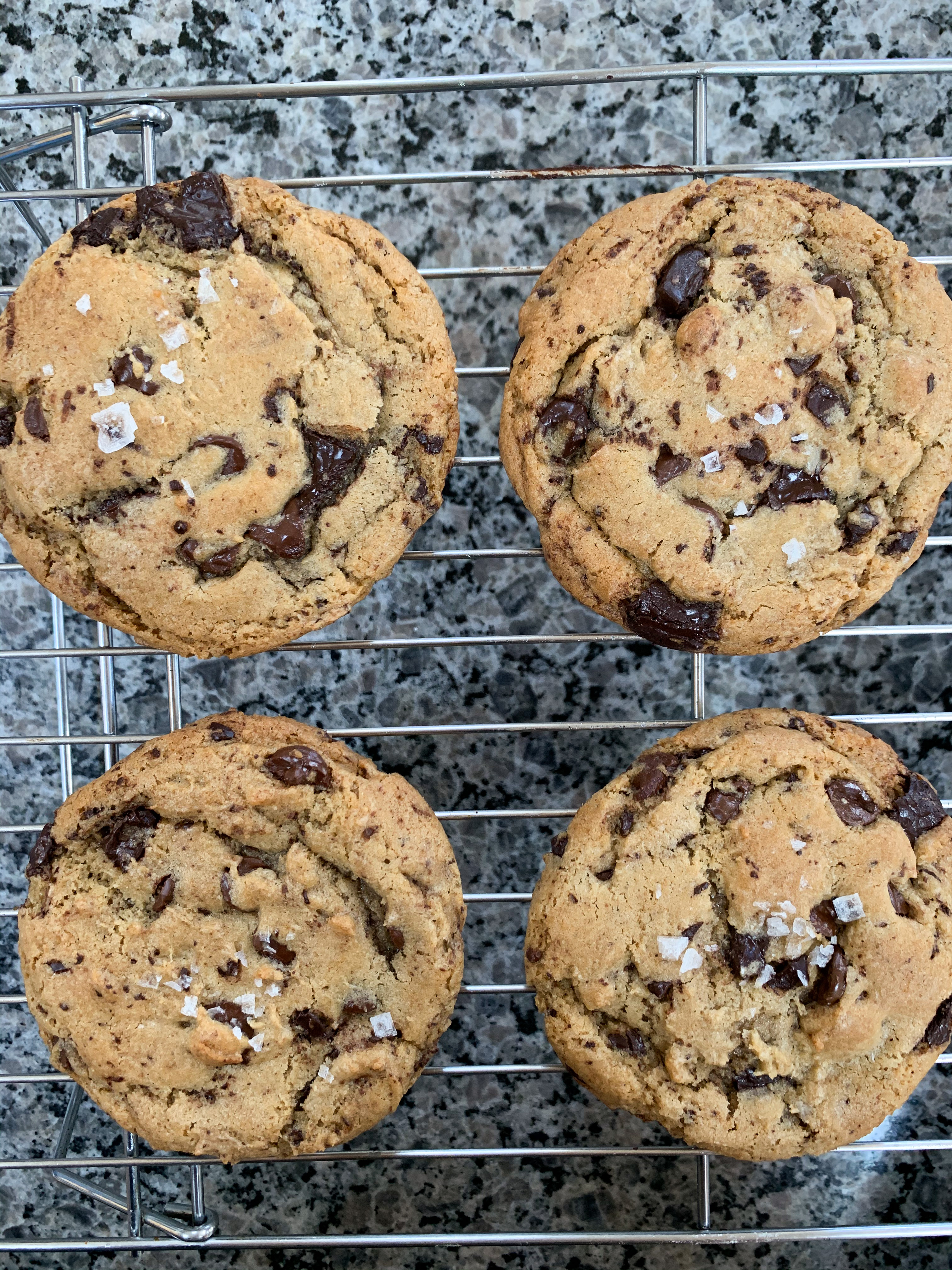 sourdough chocolate chip cookies | Baking Off Script